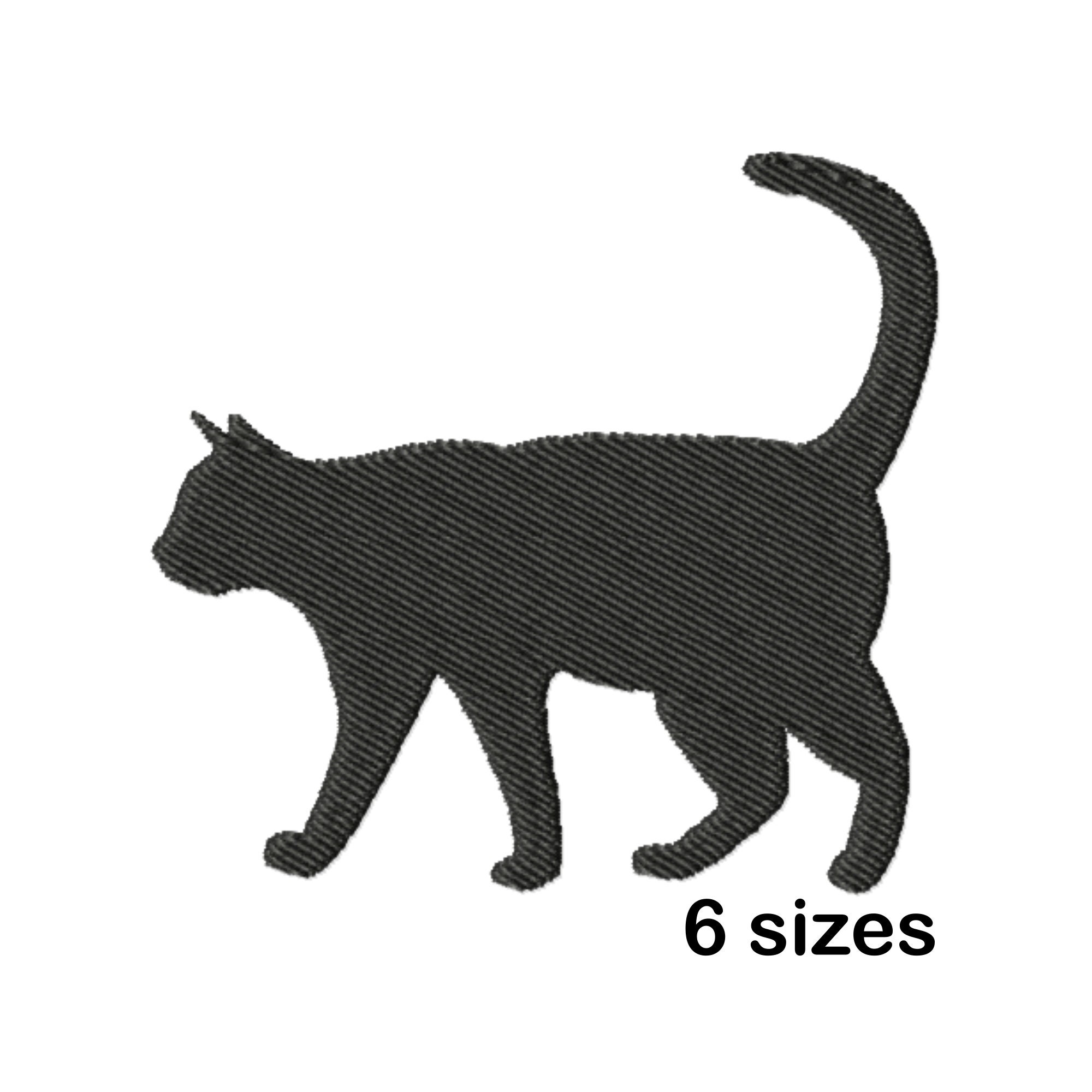 Cat Embroidery Designs Instant Download 6 Sizes - Etsy
