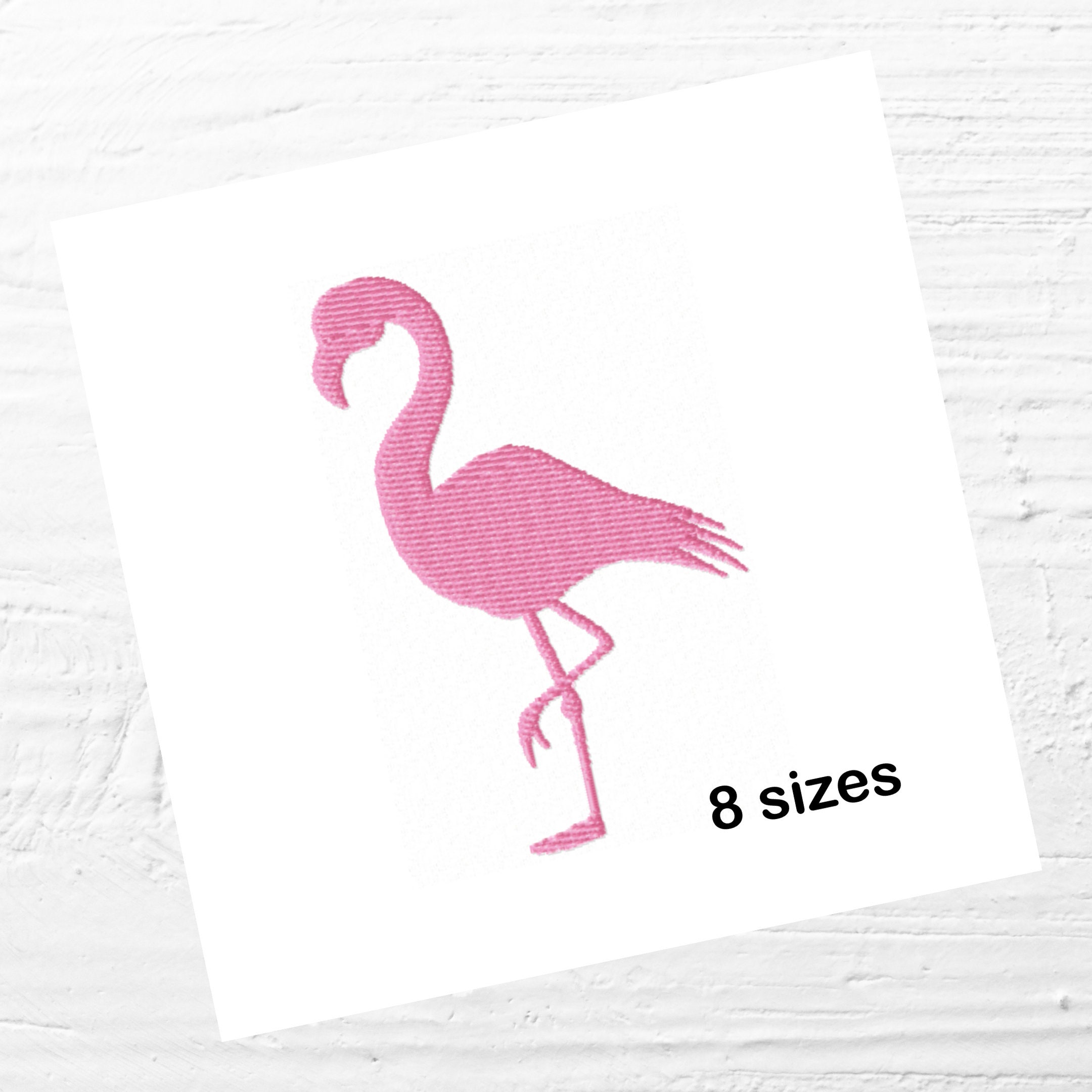 Flamingo Embroidery Designs Instant Download 8 Sizes - Etsy