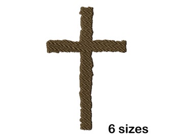 Rustic Cross Embroidery Designs, Instant Download 4 Sizes - Etsy