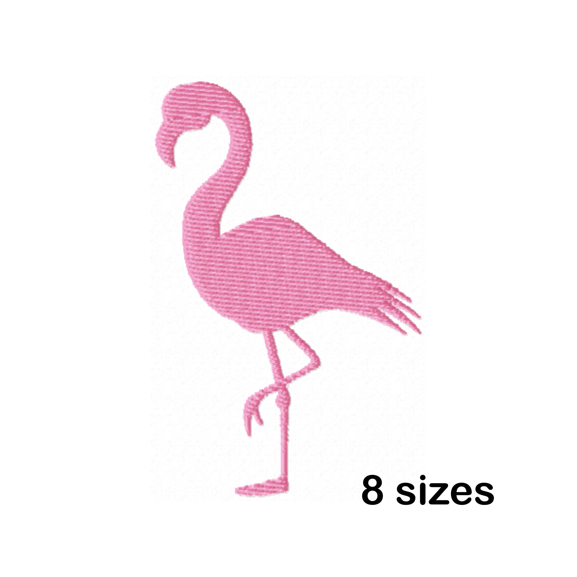 Flamingo Embroidery Designs Instant Download 8 Sizes - Etsy
