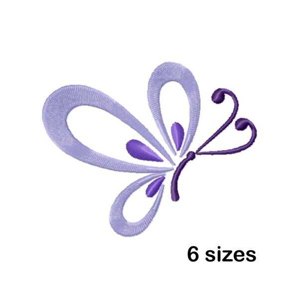 Butterfly Embroidery Design - Etsy