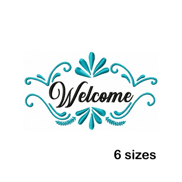 Welcome Embroidery - Etsy