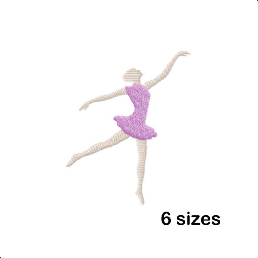 Ballerina Machine Embroidery Design, Dance Sports, Instant Download - Etsy