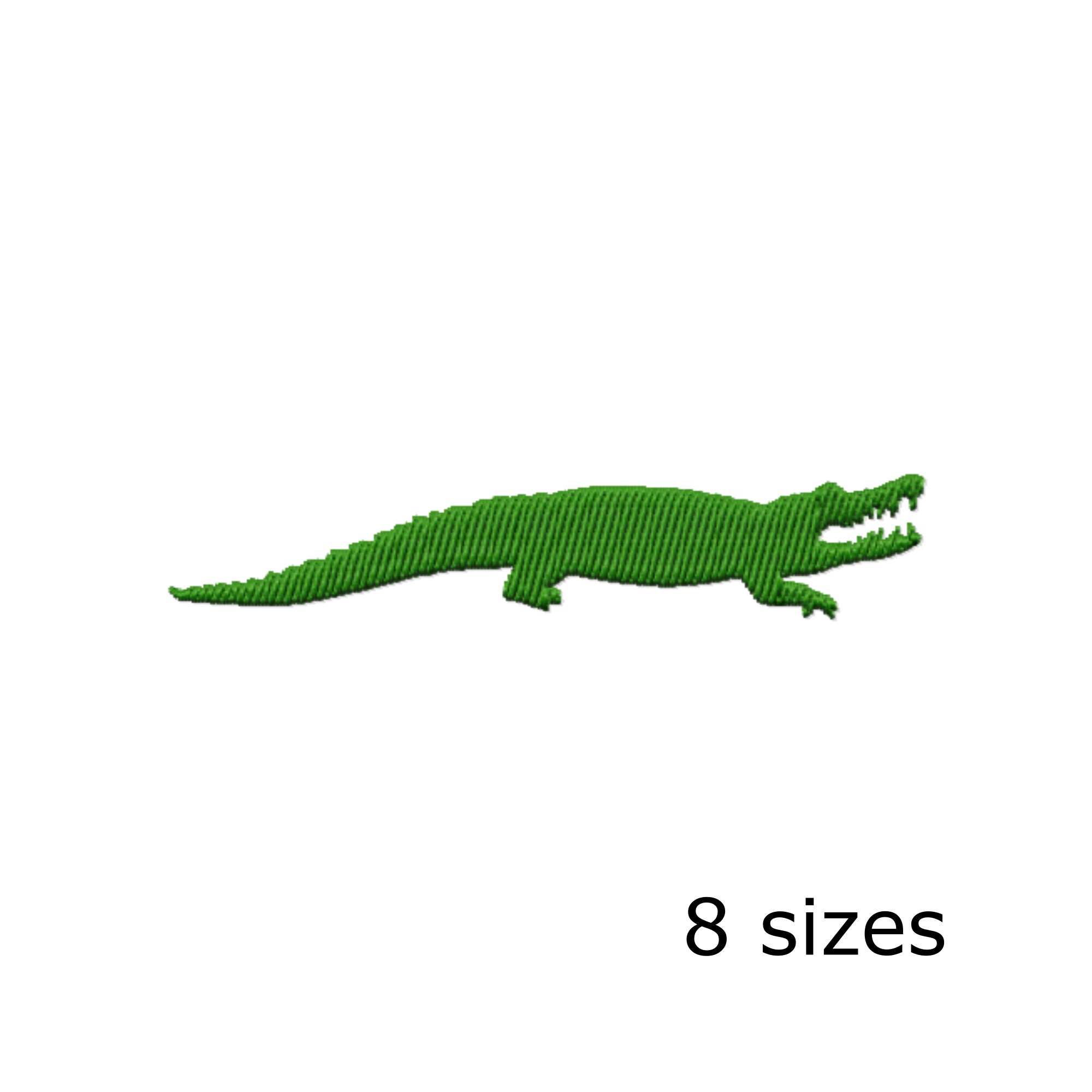 Crocodile Embroidery Designs Instant Download 8 Sizes - Etsy