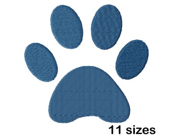 Simple Dog Paw Embroidery Design, Mini Size Embroidery Design, Instant ...