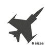 Fighter Jet Machine Embroidery Design, Airforce Jet Plane Design, USAF ...