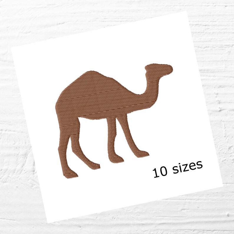 Camel Embroidery Designs Instant Download 10 Sizes - Etsy