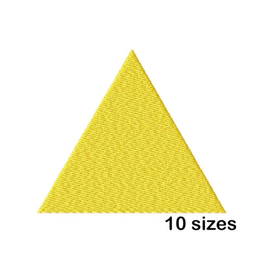 Triangle Shape Embroidery Design, Instant Download in 10 Sizes - Etsy