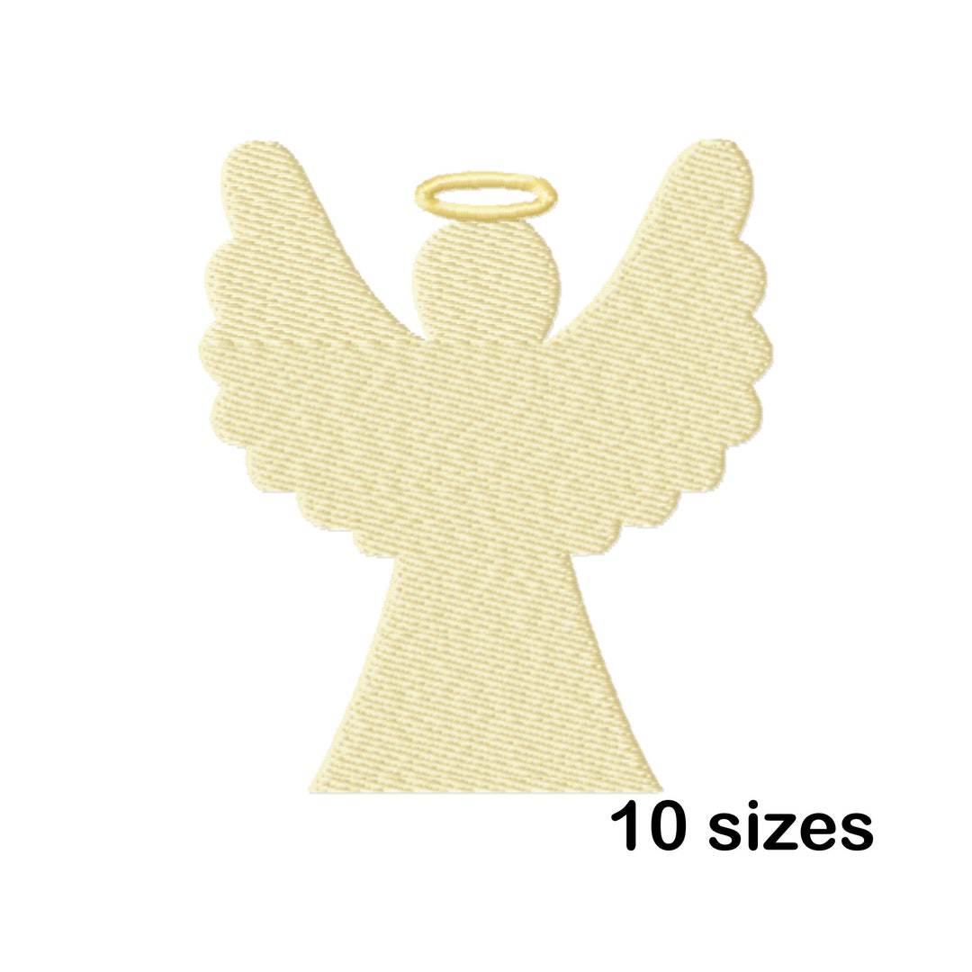 Christmas Angel Embroidery Design, Instant Download in 10 Sizes - Etsy