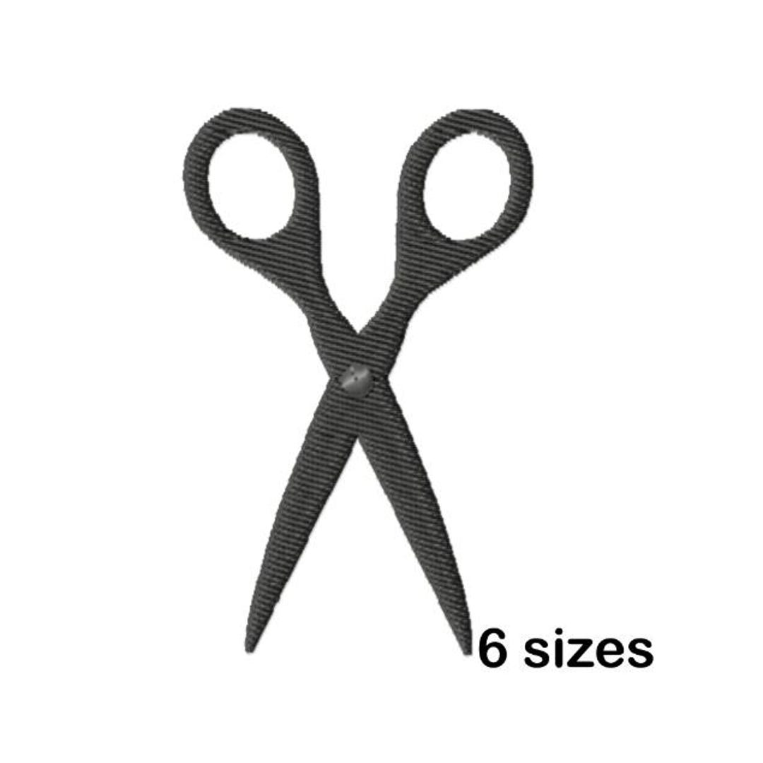 Scissors Embroidery Design, Instant Download in 6 Sizes - Etsy