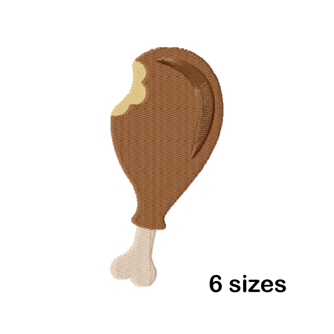 Chicken Leg Embroidery Design, Thanksgiving Machine Embroidery Designs ...