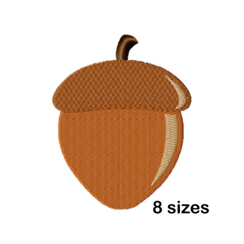 Acorn Embroidery - Etsy