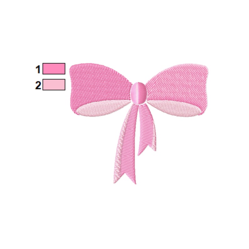 Bow Embroidery Designs Instant Download 6 Sizes - Etsy