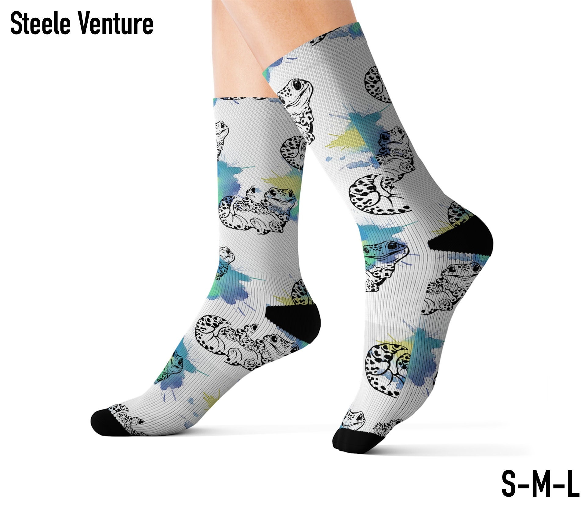 Gecko Socks | Paint Splatter - Etsy