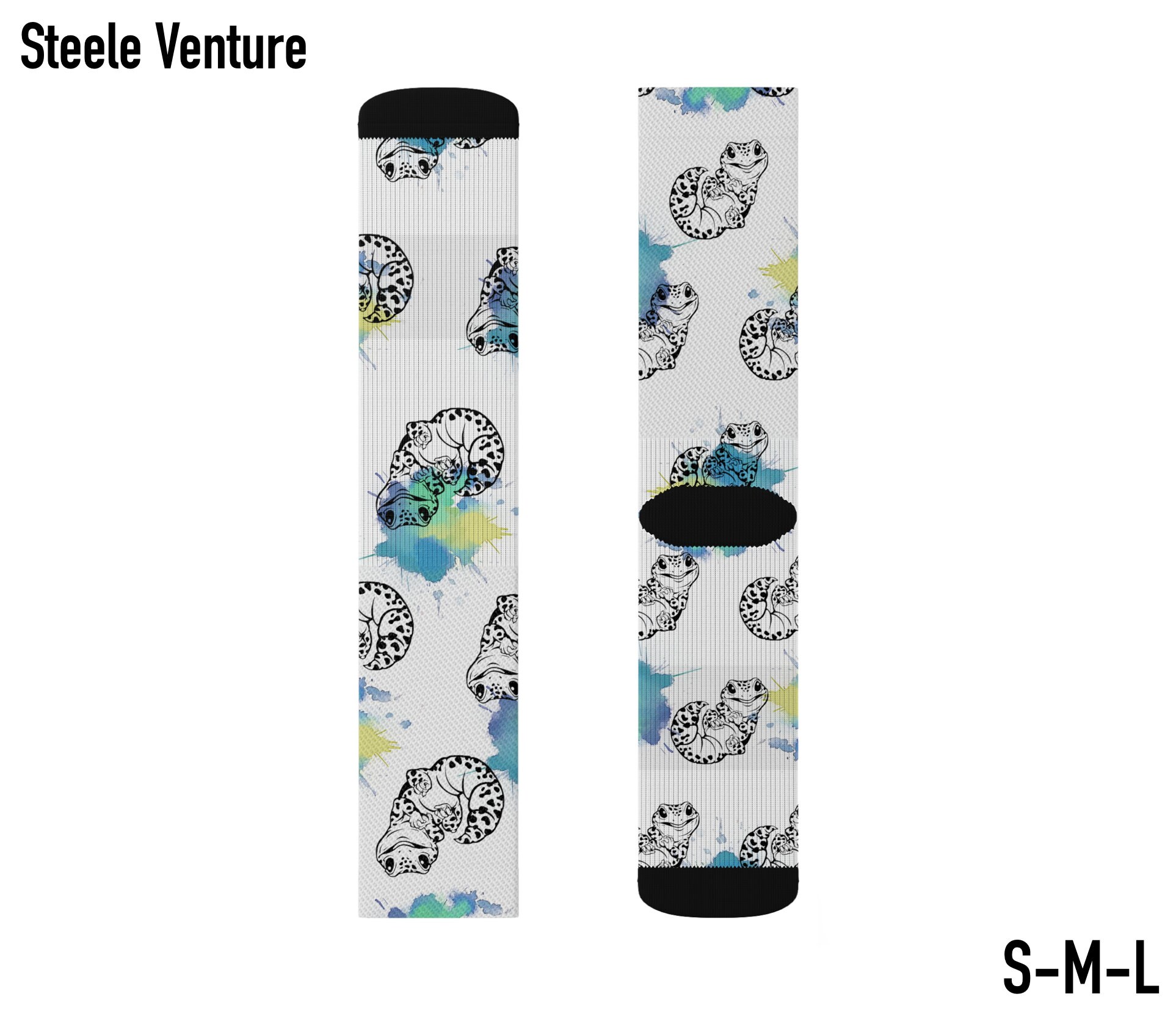 Gecko Socks | Paint Splatter - Etsy