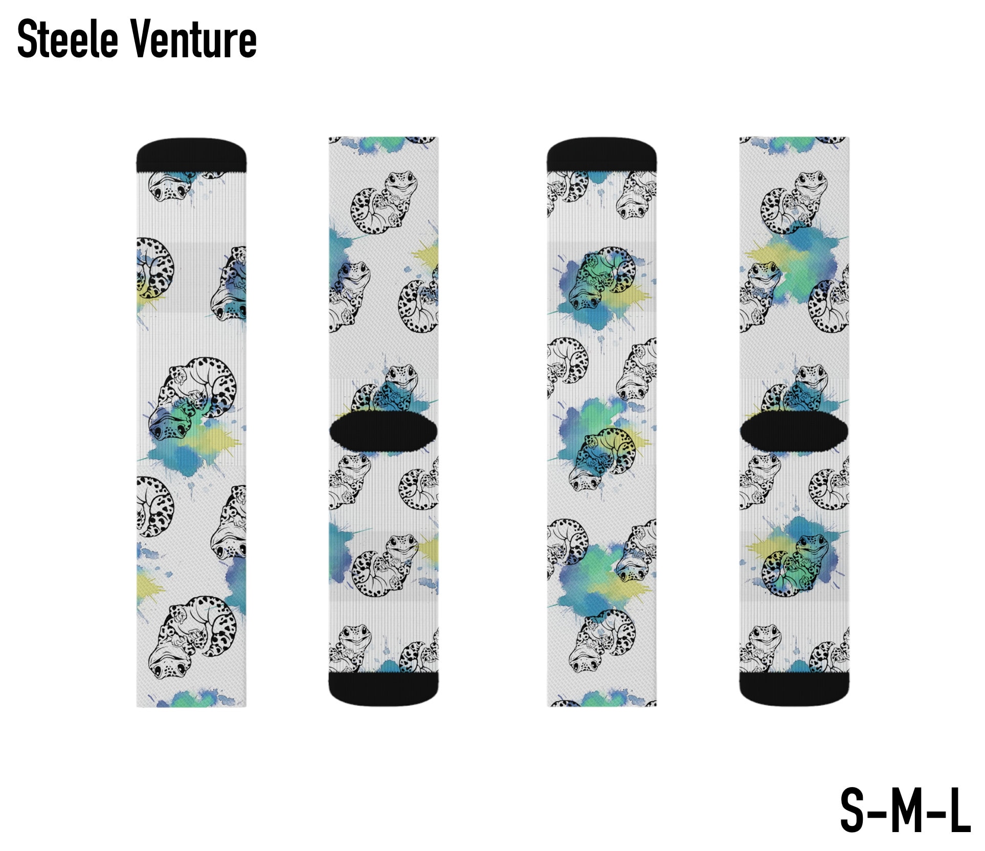 Gecko Socks | Paint Splatter - Etsy