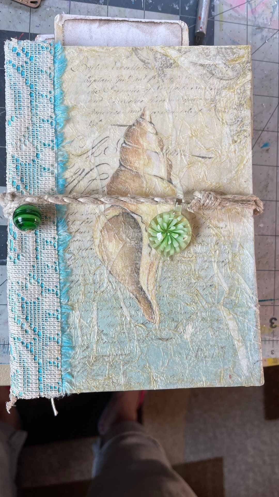 BEACH HAPPY PLACE Beach-themed Junk Journal - Etsy