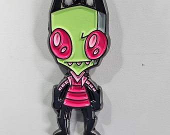 Invader Zim-gir Enamel Pin for Clothes, Backpacks and More - Etsy