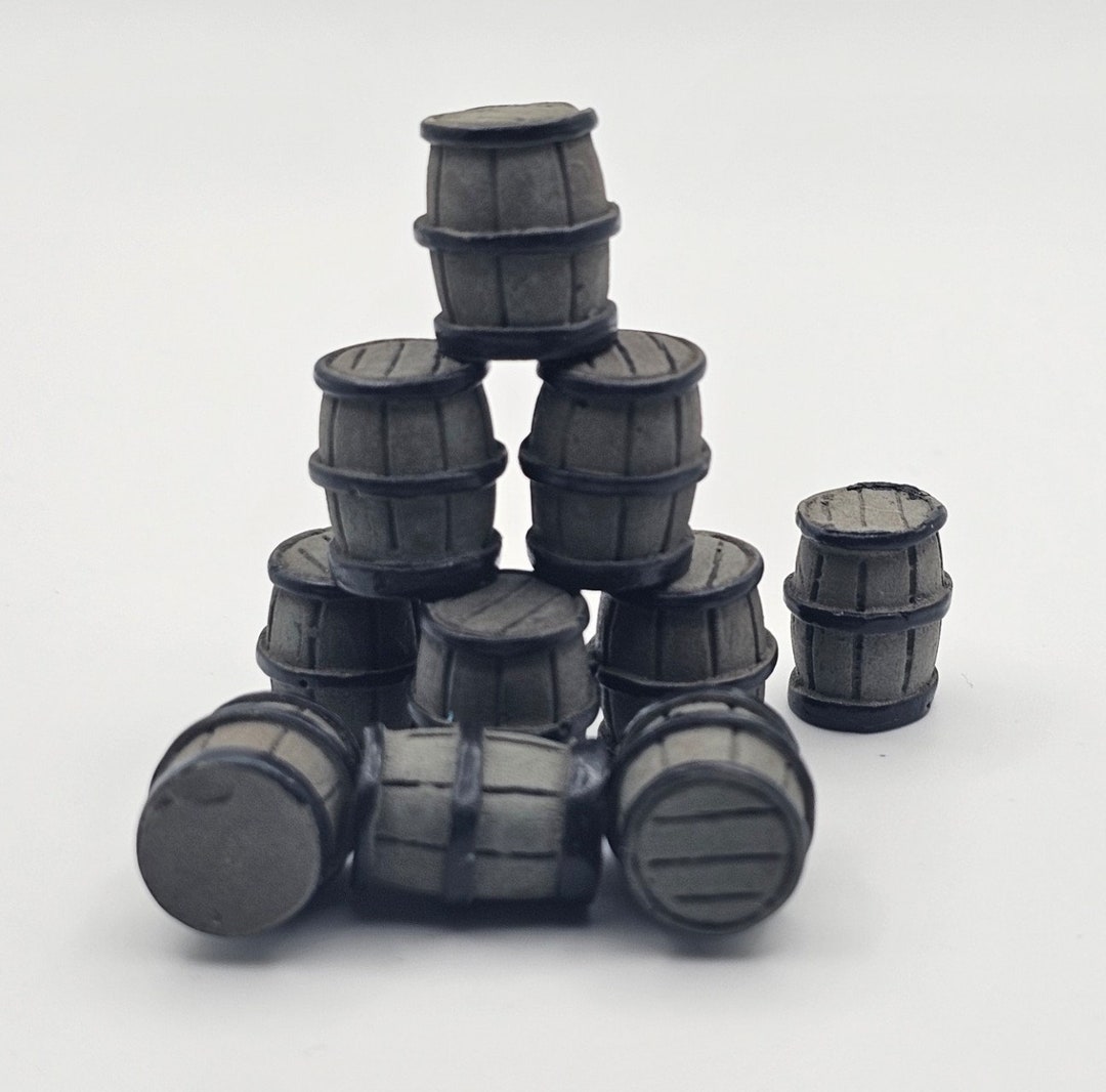 Miniature Resin Barrels - Etsy