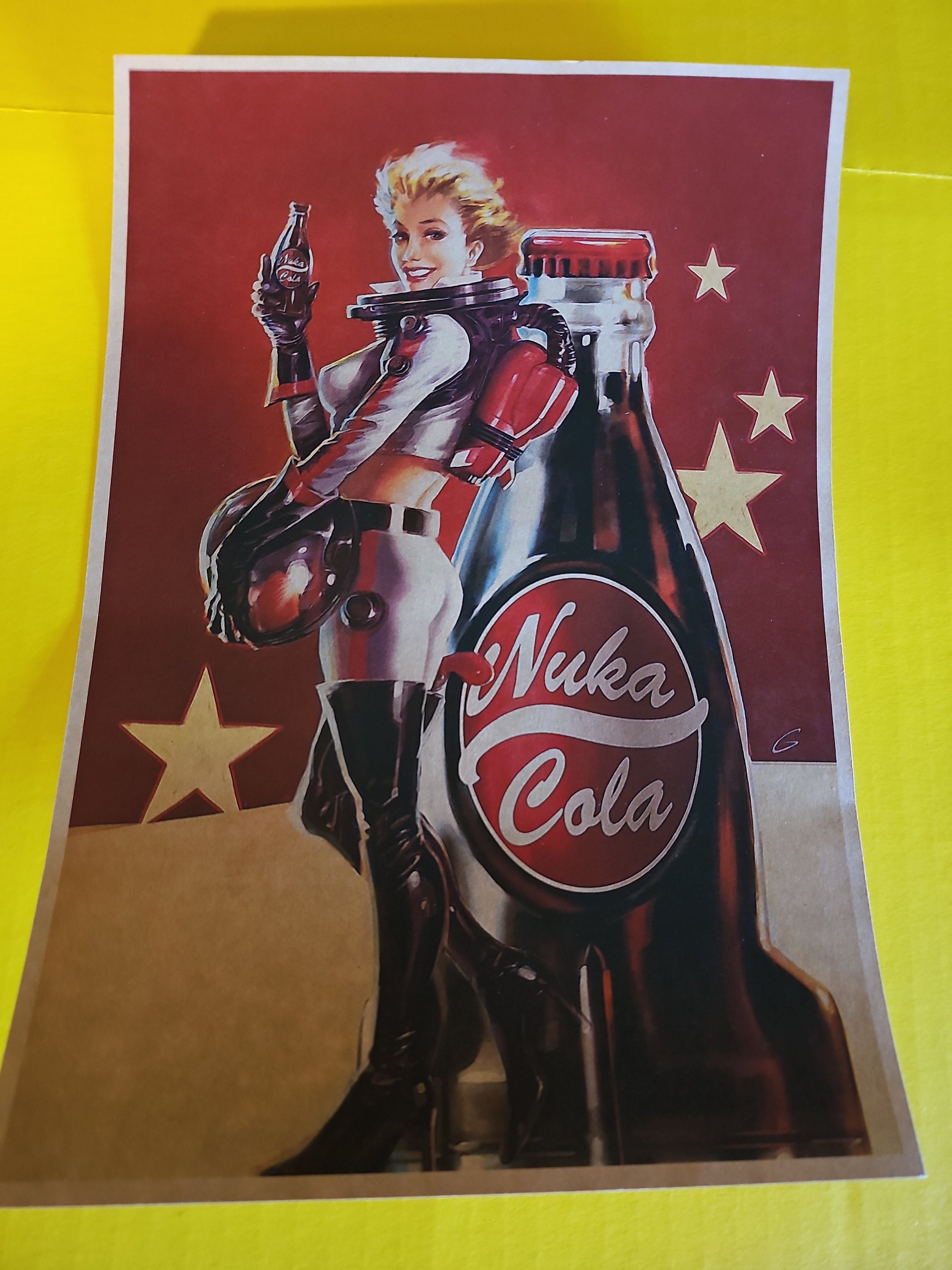 Fallout Pictures Nuka Cola Girl Nuka Cola Fallout Enclave Fallout New Vegas Etsy