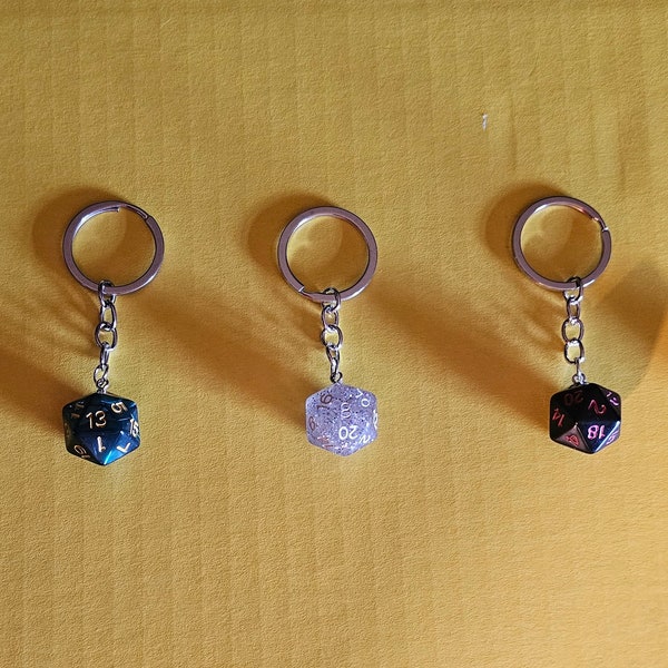 Dice Keychain - Etsy