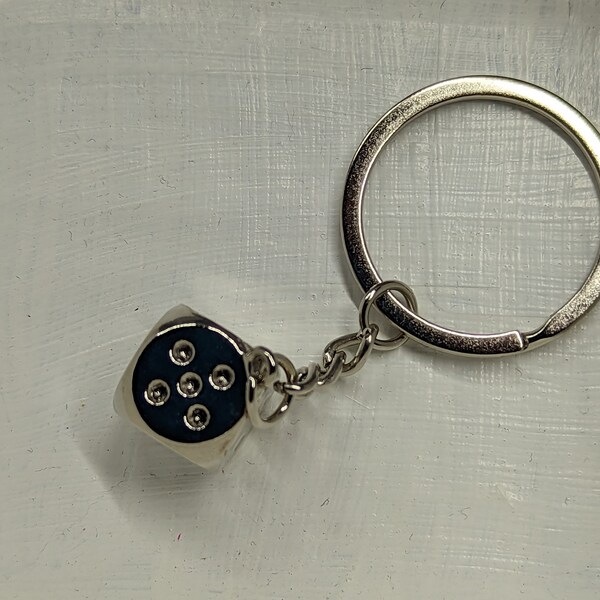 Dice Keychain - Etsy