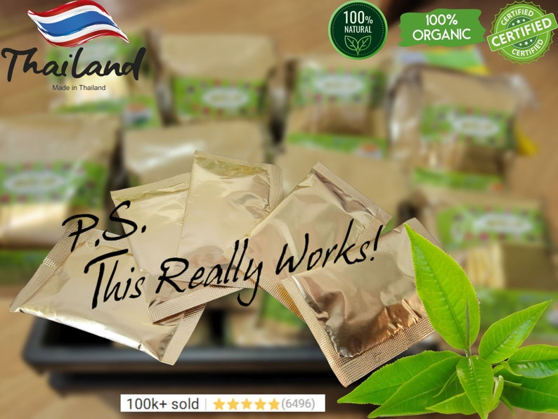 10 Packs of Herbal Thai Tea Green Tea organic Tea Thailand Tea Product ...