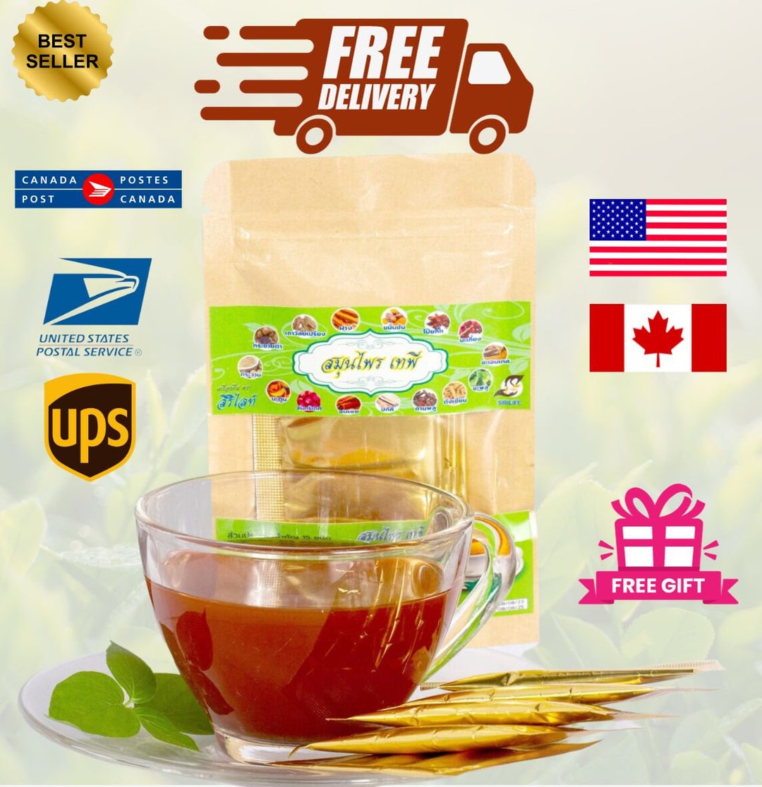 75 Tea Bags Thai Herbal Tepee Tapee Thephi Tea Relief - Etsy