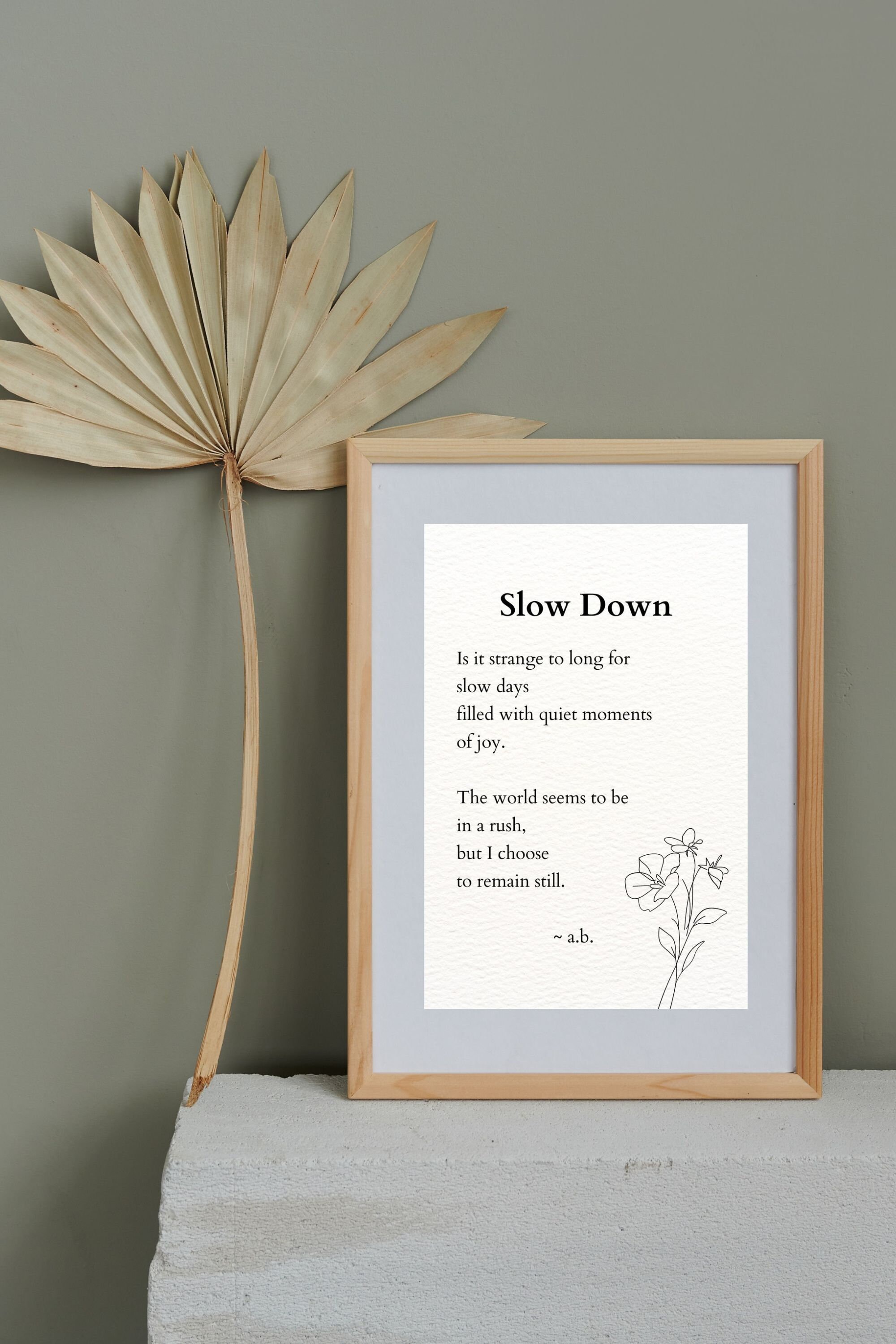 Short Poem Life Slow Down Life, Short Poem Life, Digital Poem Life ...