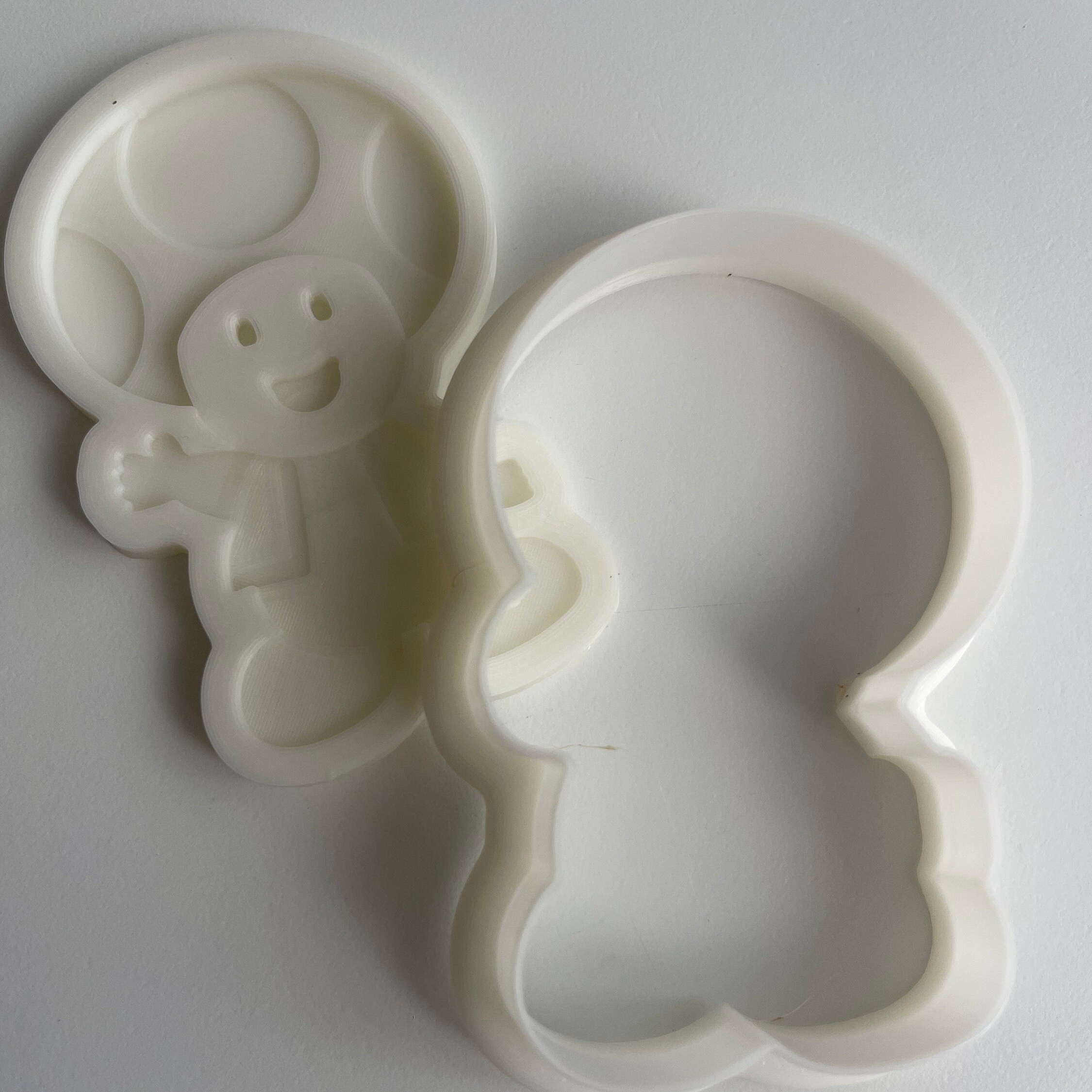 Toad Cookie Cutter & Fondant Stamp Debosser Mario Bros - Etsy