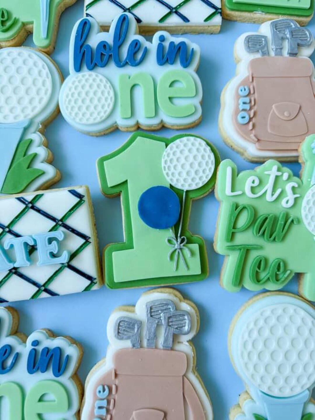 Numeral 1 Golf Balloon Cookie Stamp & Cutter, Partee Theme - Etsy