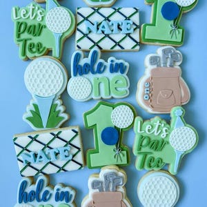 Golf Bag Cookie Cutter & Stamp, First Birthday, Partee Debosser (90mm ...