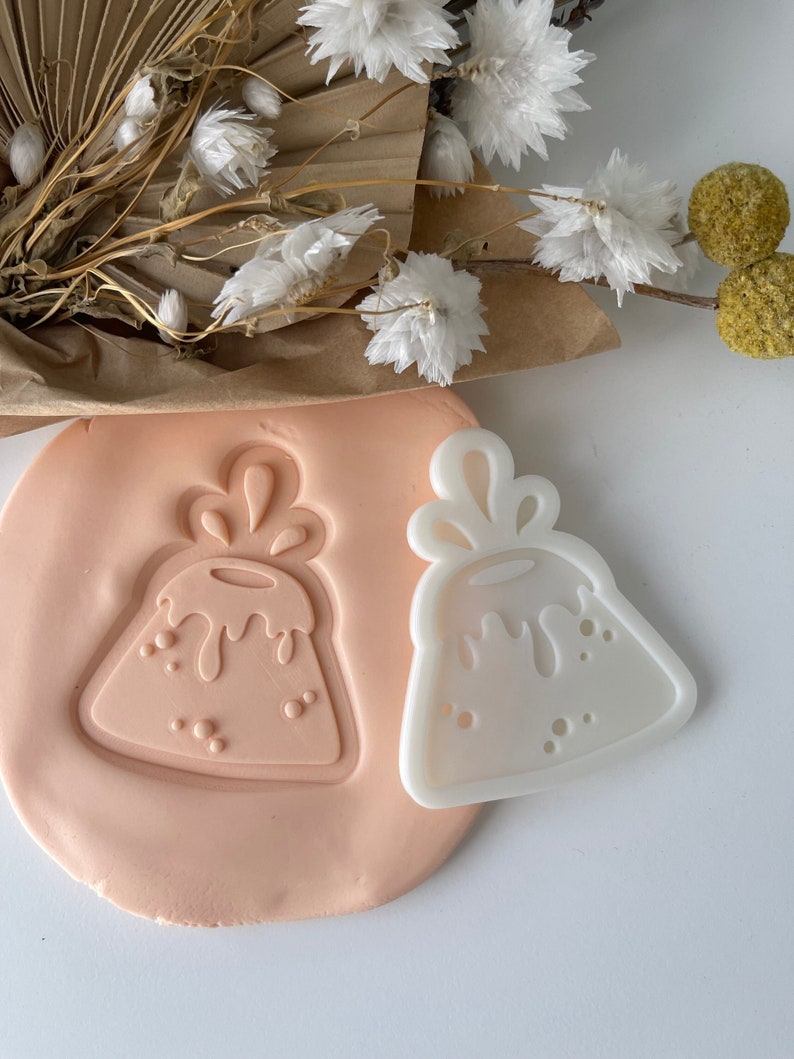 Volcano Cookie Stamp & Cutter - Etsy Australia