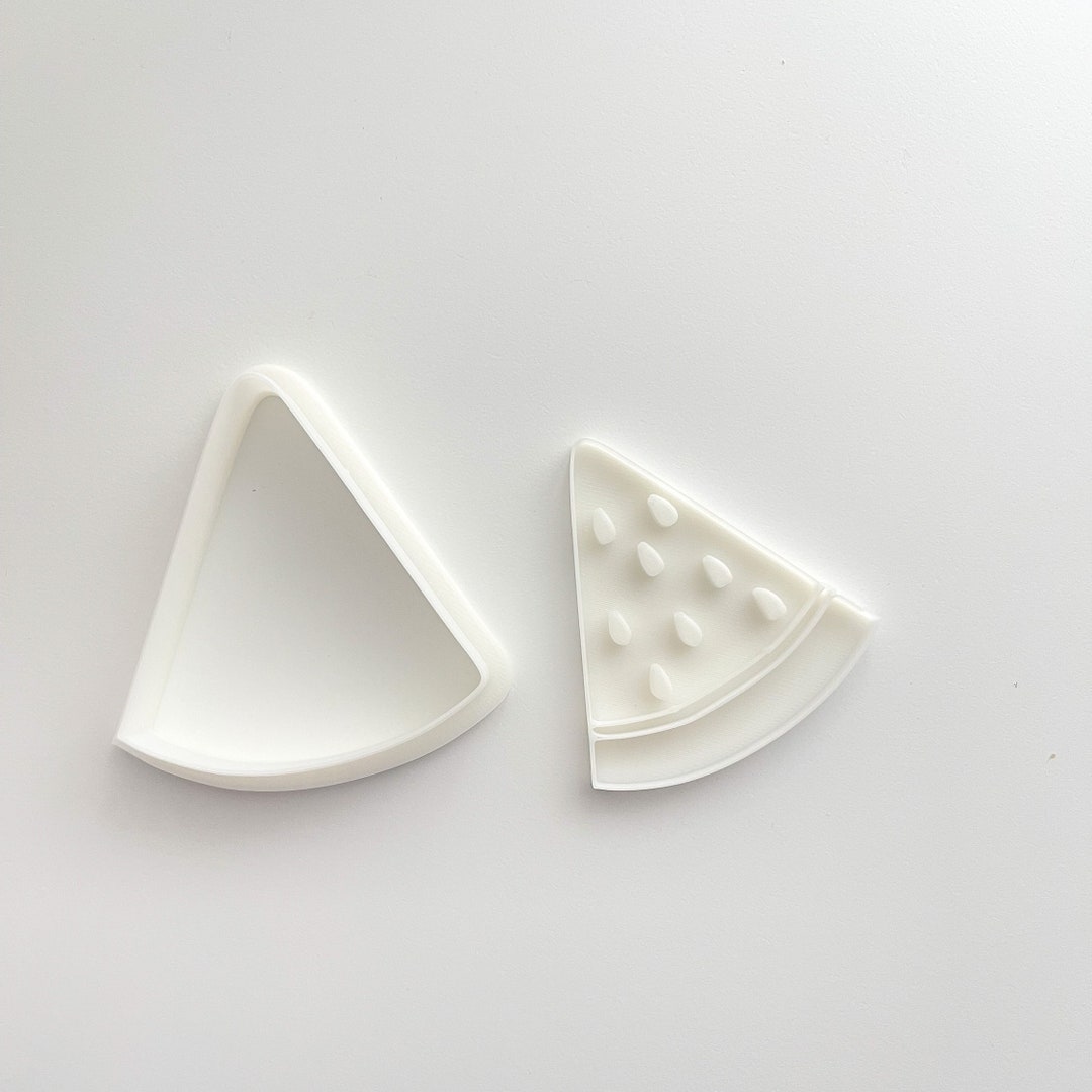Watermelon Slice Cookie Cutter & Fondant Stamp - Etsy
