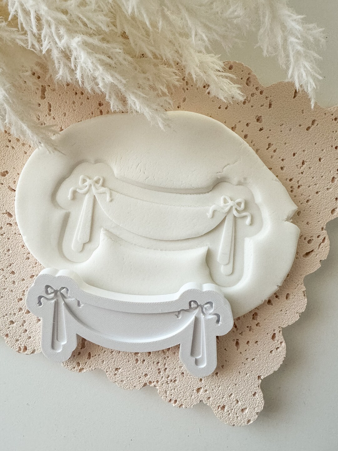 Princess Ribbon Banner Cookie Stamp & Cutter, Debosser, Princess Party ...