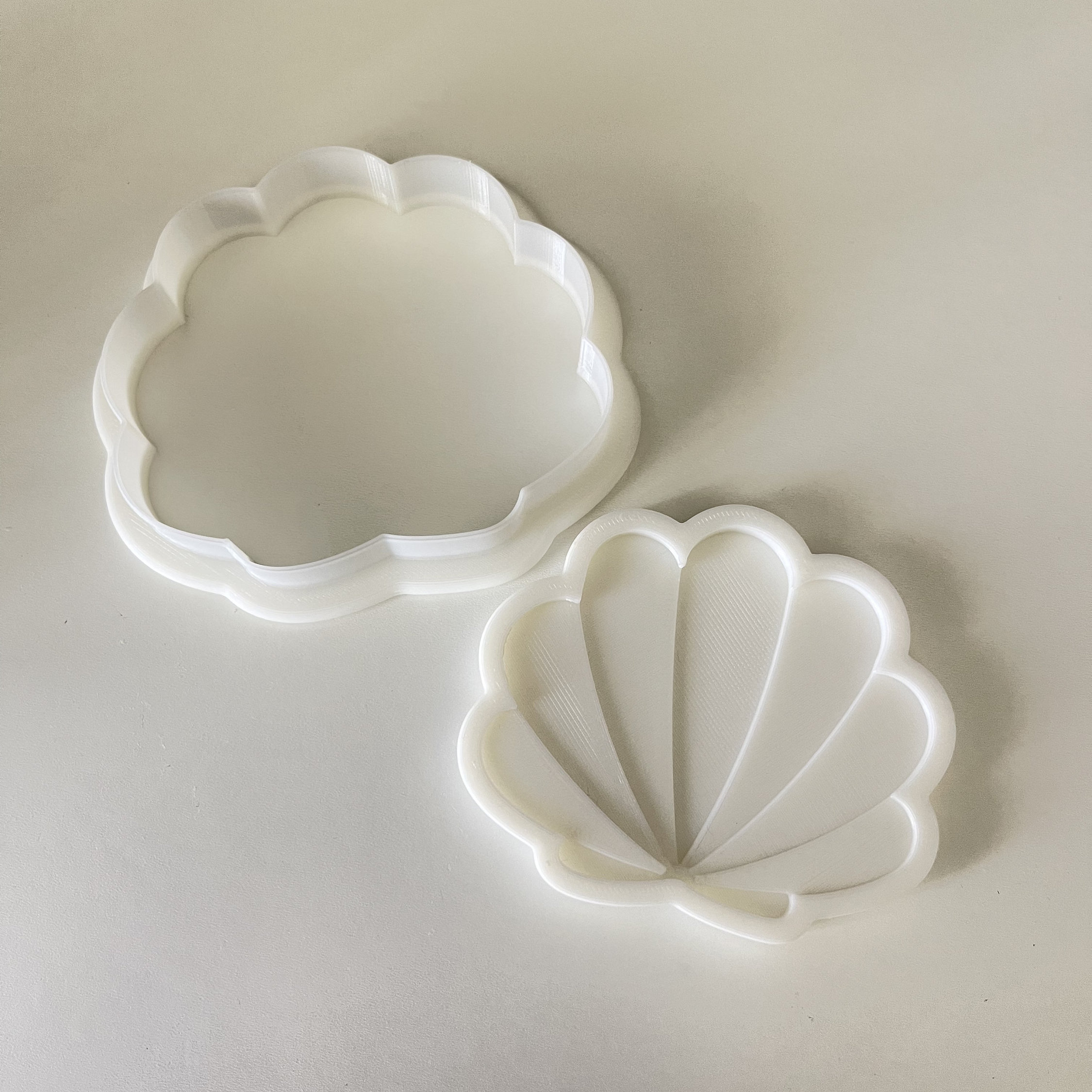 Sea Shell Cookie Cutter & Fondant Stamp Debosser Cookie - Etsy