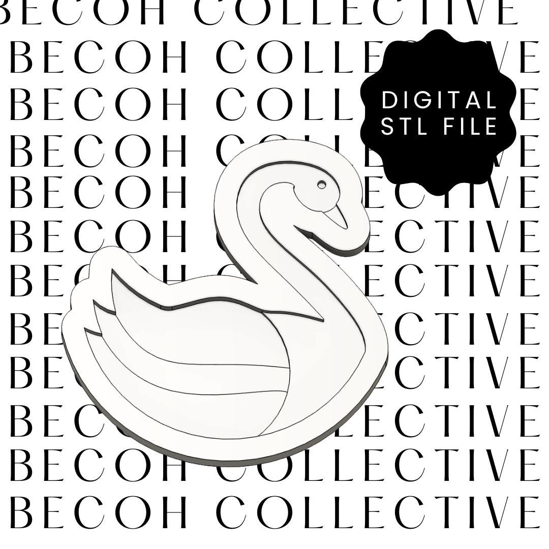 Swan Cookie Stamp & Cutter, 3D Print STL File (digital Download) - Etsy