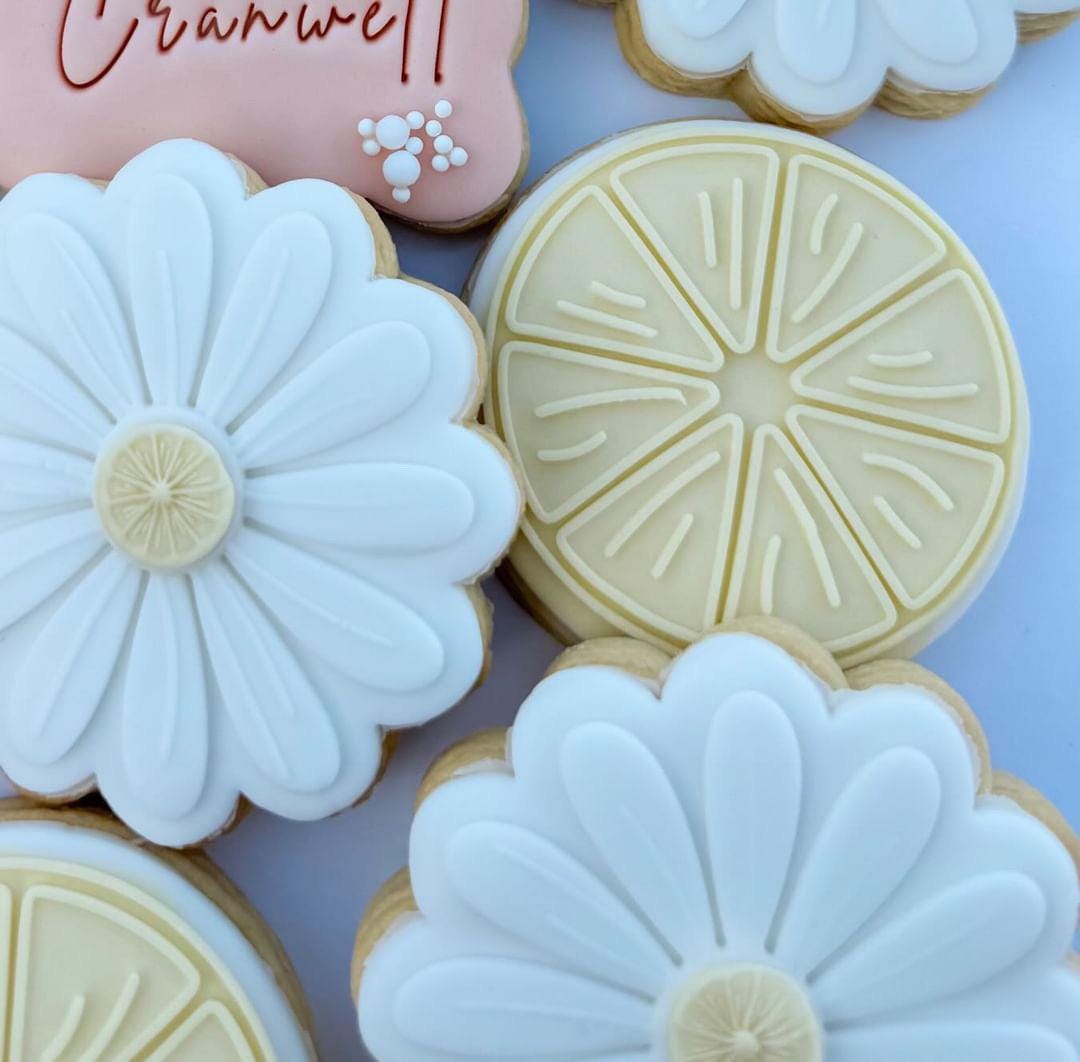Lemon Slice Cookie Stamp & Cutter, Amalfi Decor (70mm) - Etsy Australia