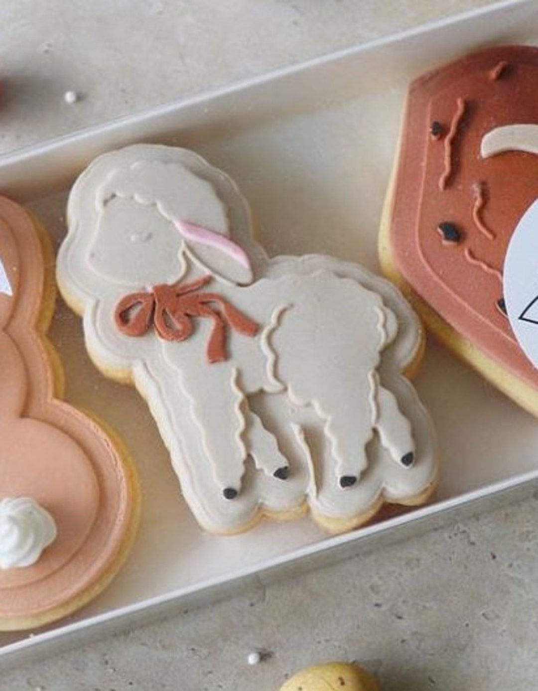 Lamb Cookie Cutter & Fondant Stamp, Debosser, Baby Sheep, Easter ...
