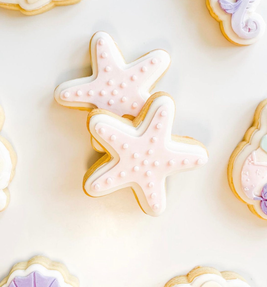 Star Fish Cookie Cutter & Fondant Stamp, Debosser, Cookie Stamp, Under ...