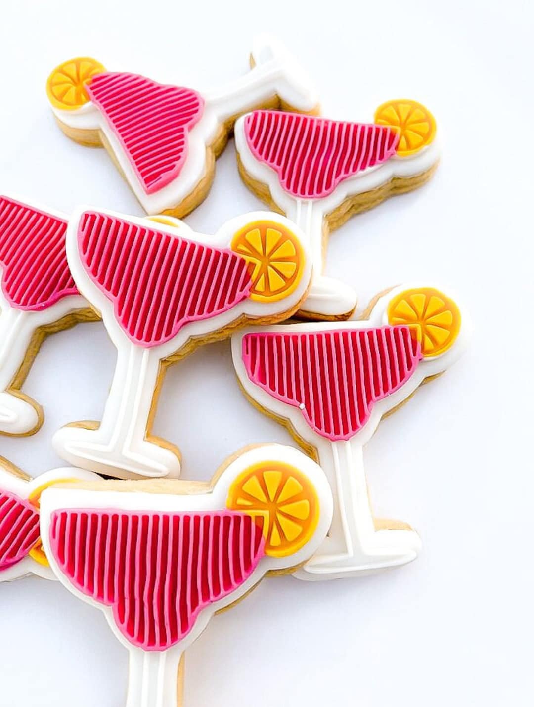 Citrus Cocktail Glass Cookie Cutter & Fondant Stamp, Debosser, Amalfi ...