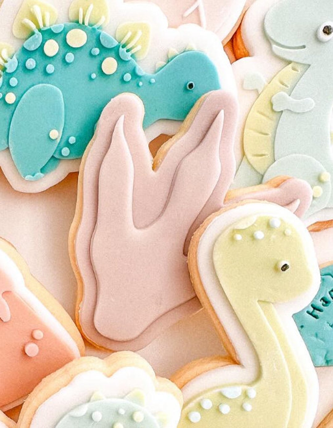 Dinosaur Footprint Cookie Stamp & Cutter, Claw Footprint, Dino Foot ...