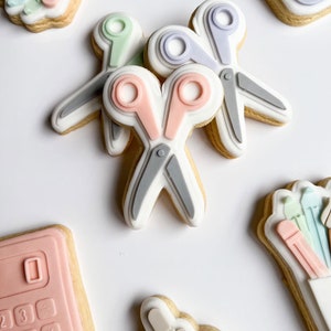 Scissors Cookie Stamp & Cutter, Art Class, Craft, Teacher Appreciation ...