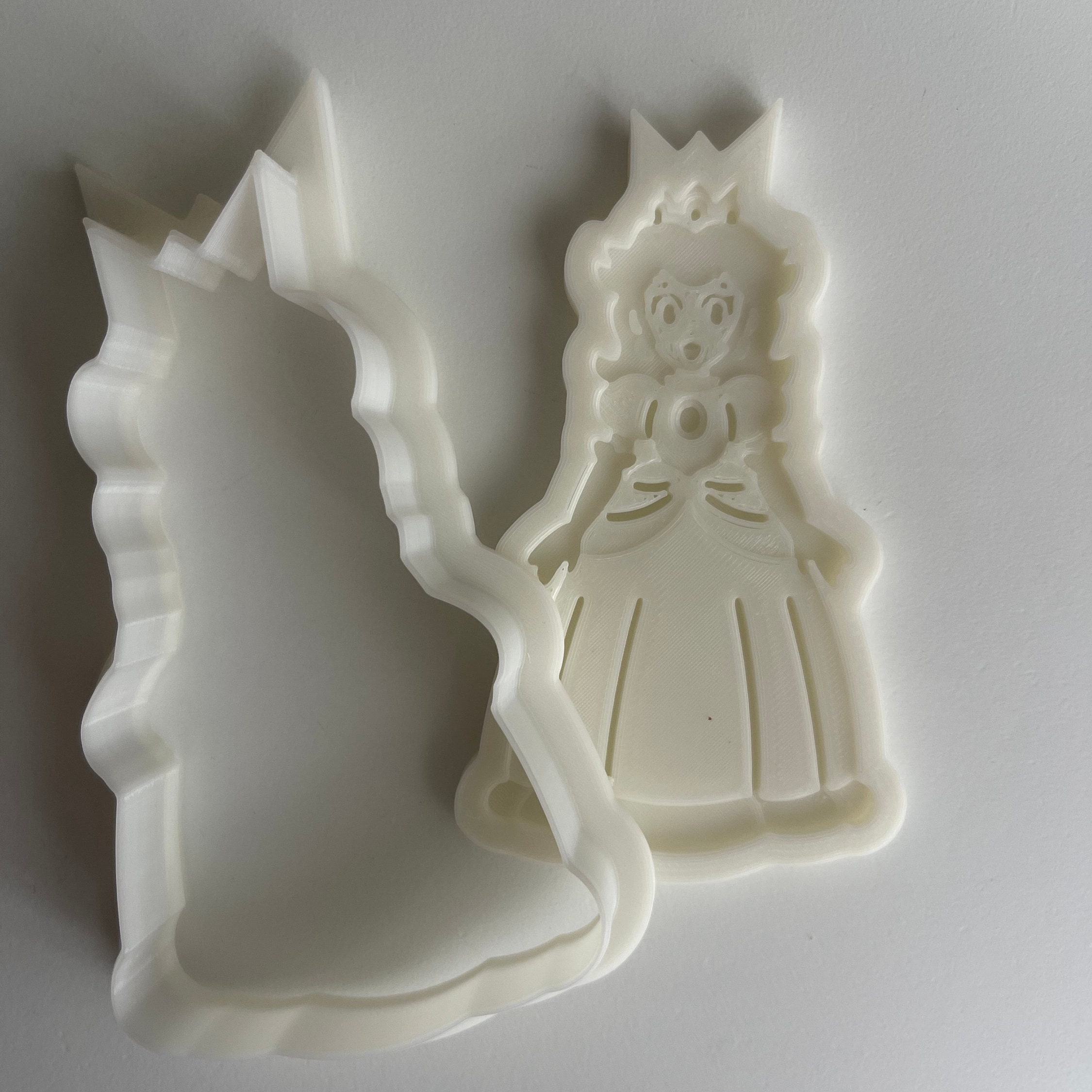 Princess Peach Cookie Cutter & Fondant Stamp Debosser Mario - Etsy