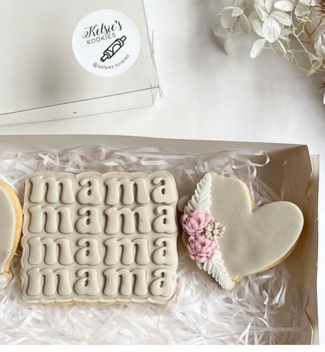Mama Mama Mama Cookie Cutter & Fondant Stamp, Debosser, Mama Cookie ...