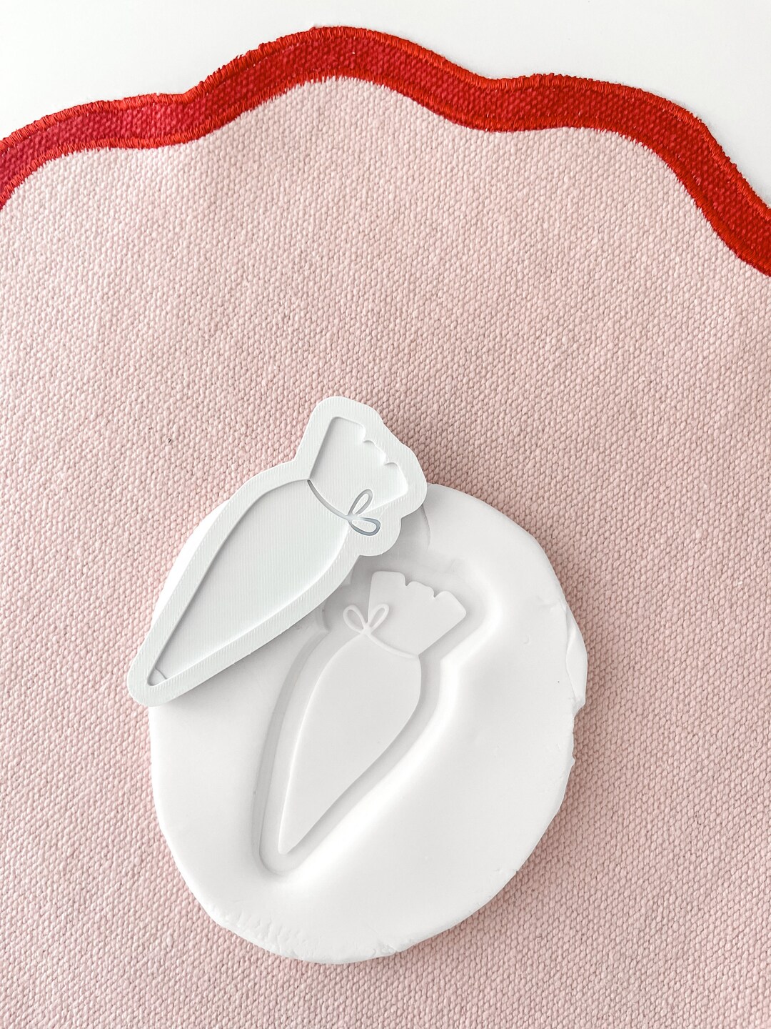 Piping Bag Cookie Stamp & Cutter - Etsy