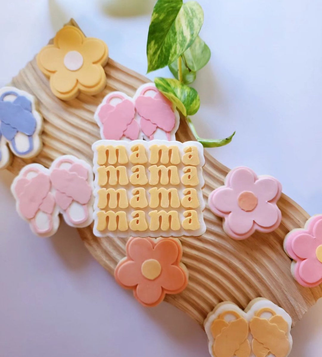 Mama Mama Mama Cookie Cutter & Fondant Stamp, Debosser, Mothers Day ...