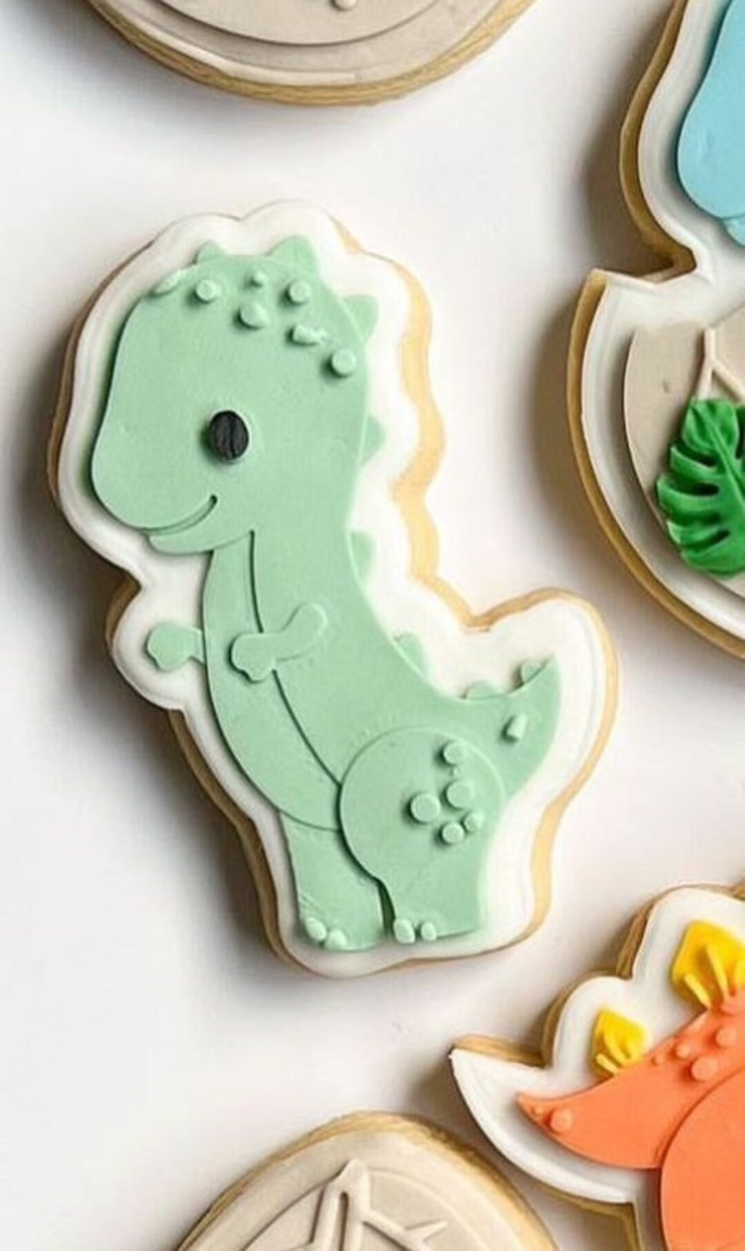 T-rex Cookie Cutter & Fondant Stamp, Debosser, Dinosaurs, Dino Cookie ...