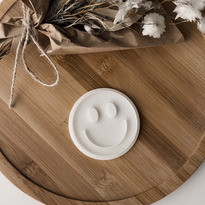 Smiley Face Cookie Cutter & Fondant Stamp - Etsy