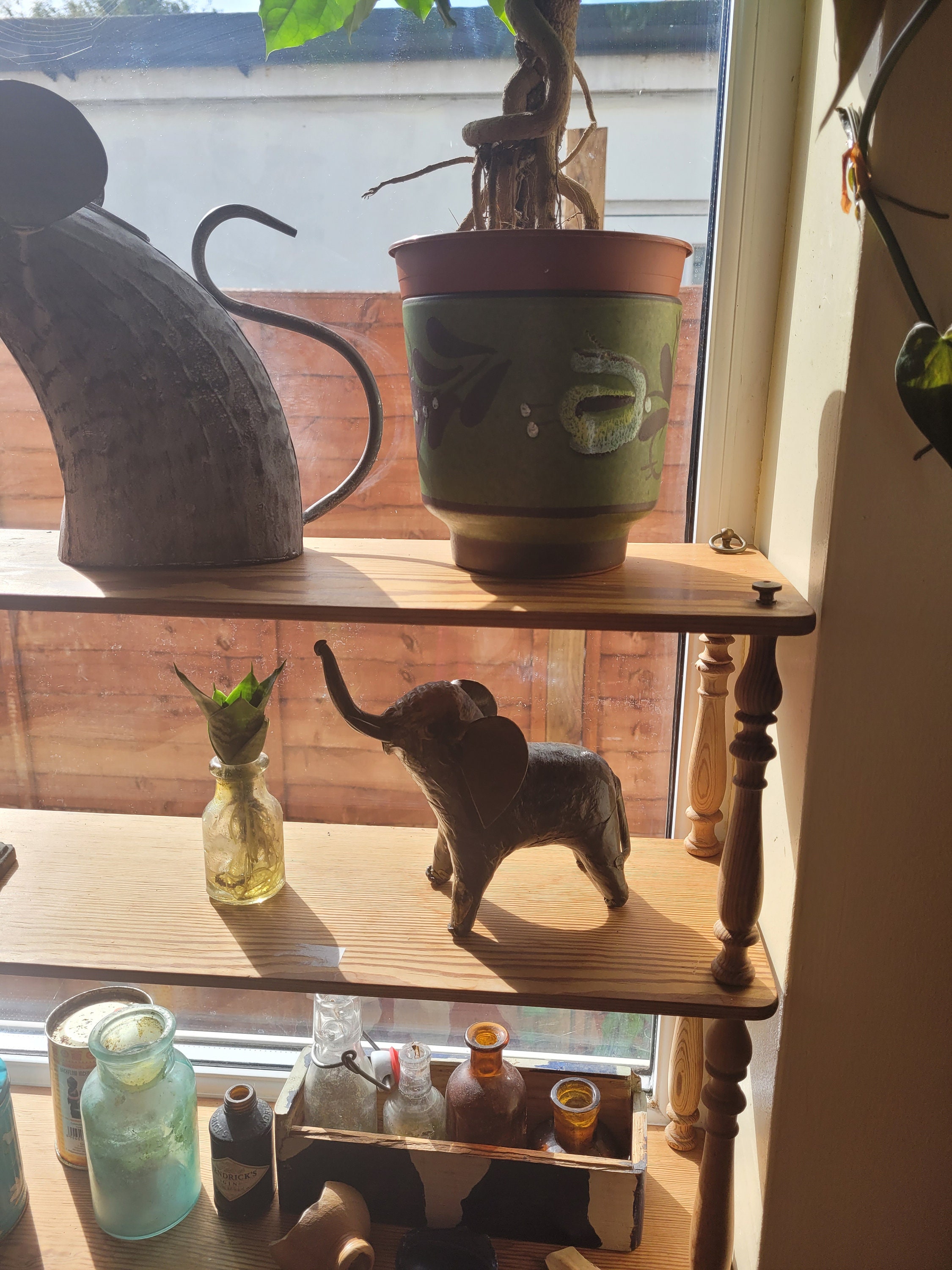 Vintage Glazed Paper Mache Good Luck Elephant French - Etsy